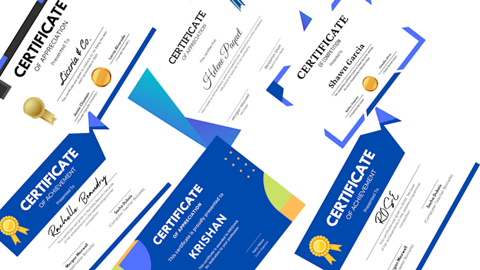 Provide canva certificate template by Designergorkha | Fiverr