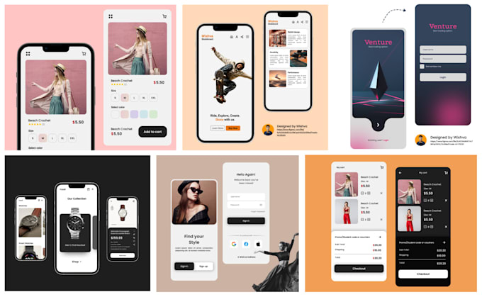 Design a hi fidelity ui for your mobile app by Wishva_kalhara | Fiverr