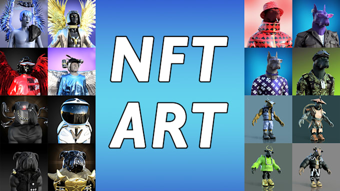 Create for you an amazing 3d nft collection by Morronedesign | Fiverr