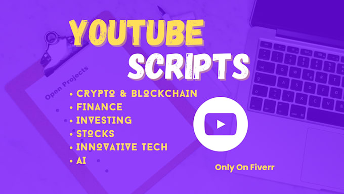 Write youtube scripts on crypto, nft, finance, forex, stocks by Crypto ...