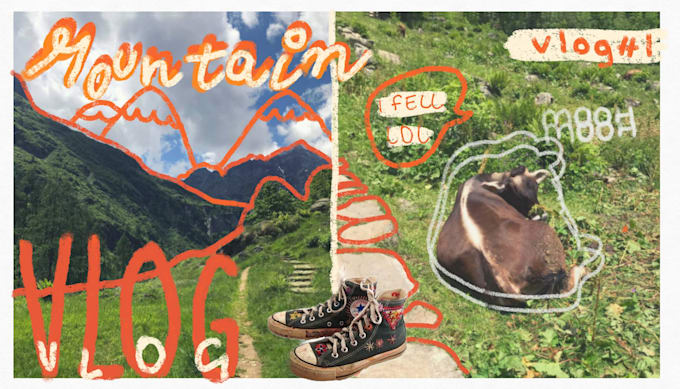 Design an aesthetic and colorful thumbnail by Ireneberra | Fiverr