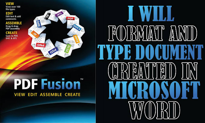 Format and type document created in microsoft word for you by ...