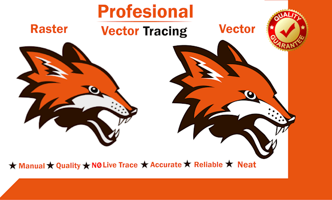Do vector tracing vectorize image convert logo to vector by Ali62472 | Fiverr