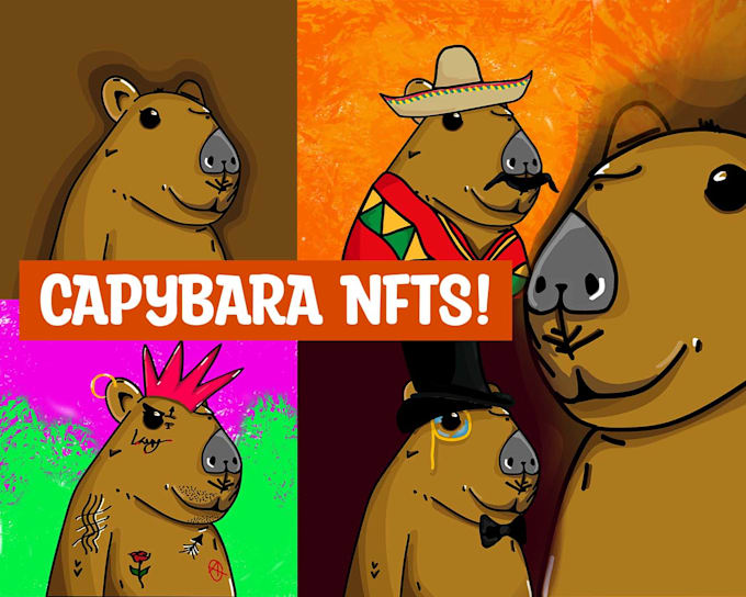 Create capybara or whatever nft you want by Stoney002 | Fiverr