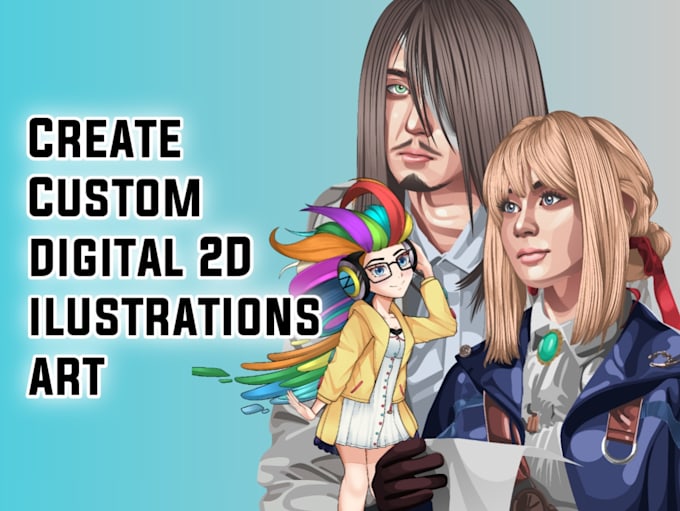 Create custom digital ilustration arts by Berliandosg | Fiverr