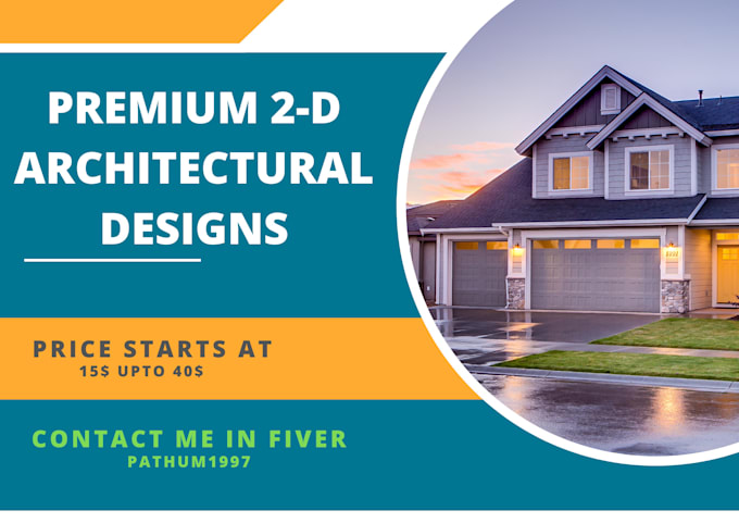 Design top quality 2d drawings for you by Pathum1997 | Fiverr