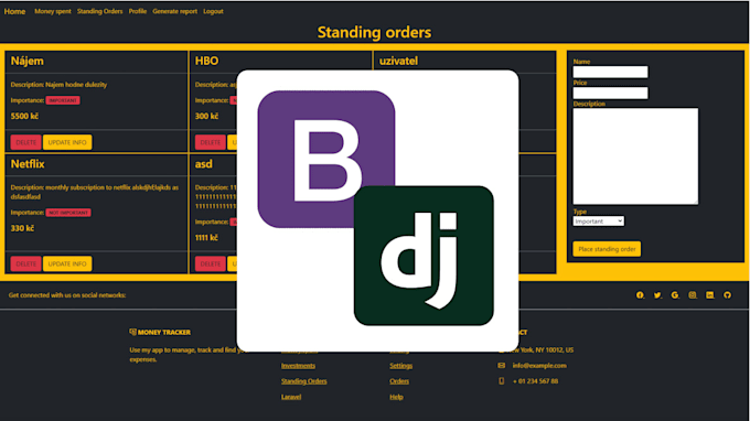 Create a django bootstrap website for you by Dominikbucenec | Fiverr