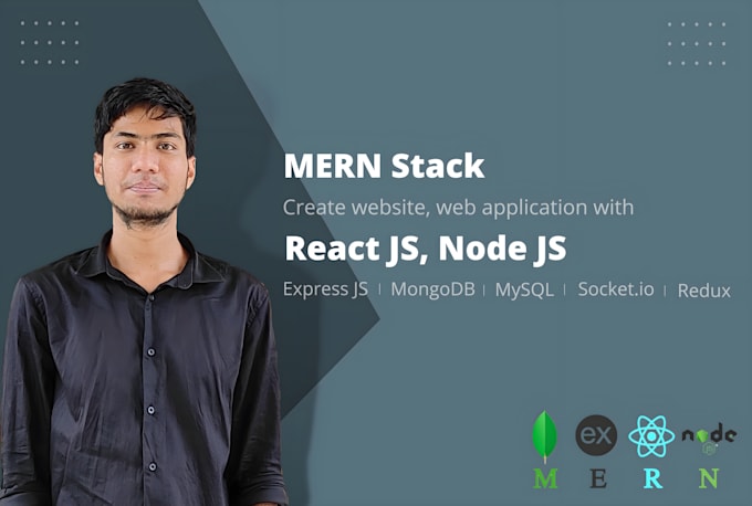 Be your react js, node js or mern stack developer by Najmussaadat | Fiverr