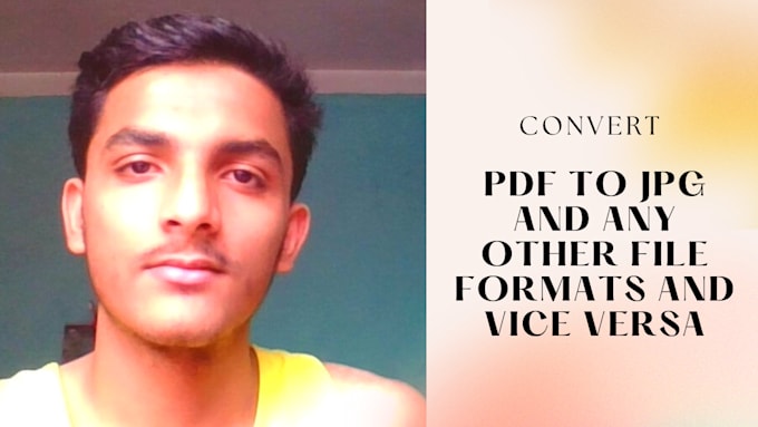 Convert pdf to jpg and any other file formats by Rachit_rosh | Fiverr