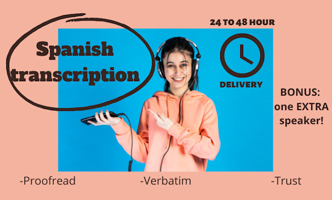 Write an accurate transcription of your spanish audio by Renee_online ...