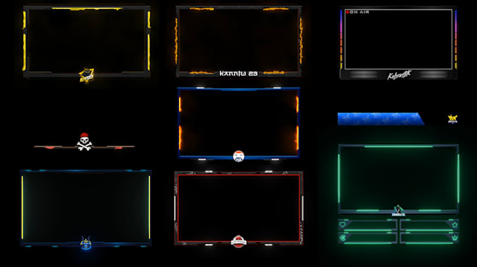 Animated overlay for your live streaming by Xpacgraphics | Fiverr