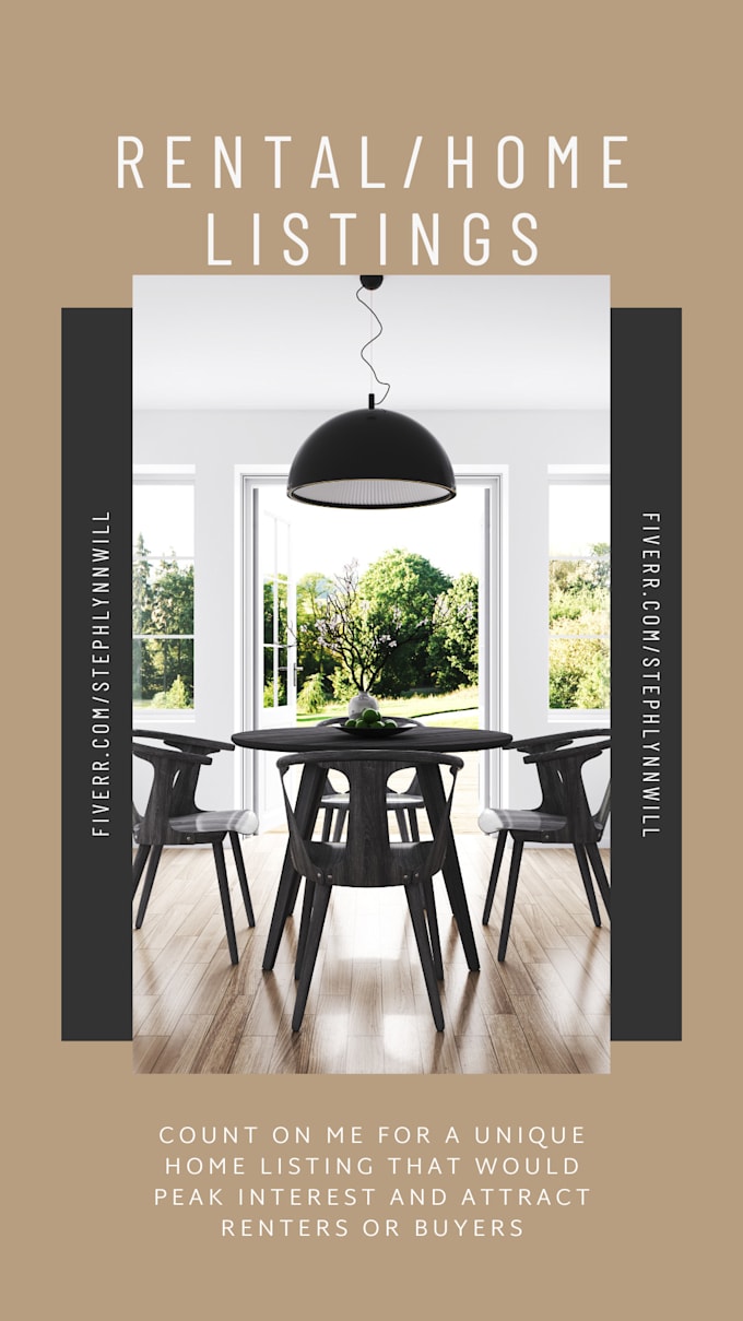 Create amazing rental listings by Stephlynnwill | Fiverr