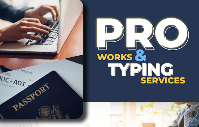 Do the all typ pro works and typping by Ashiquesalam | Fiverr