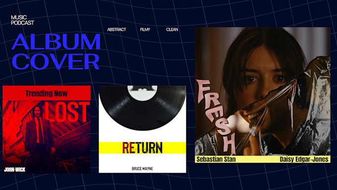 Design your spotify music album cover by Clownfaze | Fiverr