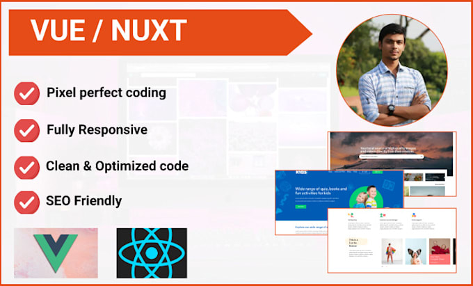 Be your vue frontend developer by Sabbir_z | Fiverr