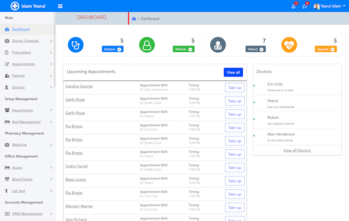 Develop hospital, school, employee, inventory management system or ...
