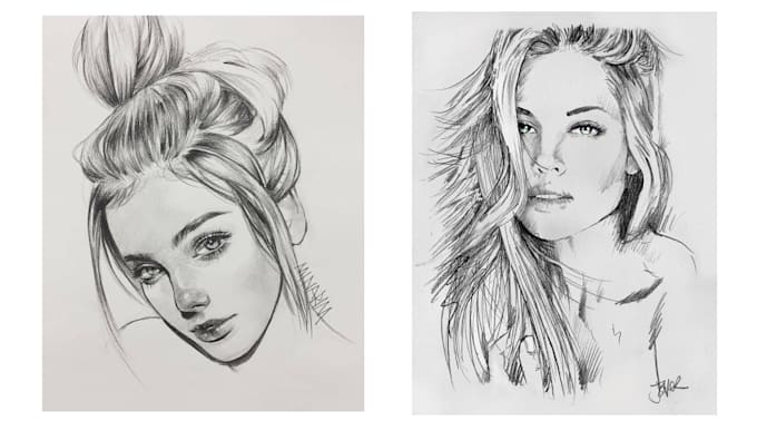 Draw anything sketch and line art by Rafeedarasheed | Fiverr