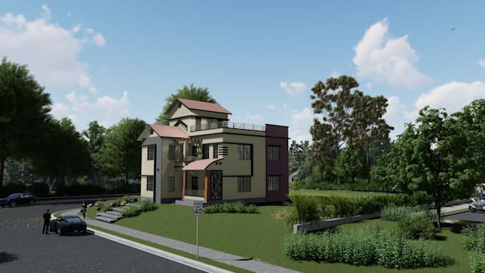 Do autocad 2d and rendering by Eltondei | Fiverr