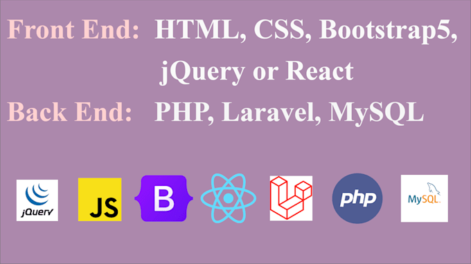 Develop A Web Application In Php Mysql And Laravel By Codeginiusbd