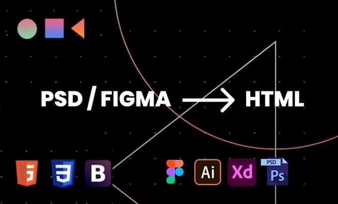 Convert mockups into html css templates, figma to html, psd to html by ...