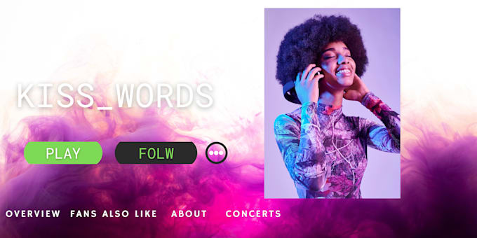 Make a banner for your artist profile on spotify by How_it | Fiverr