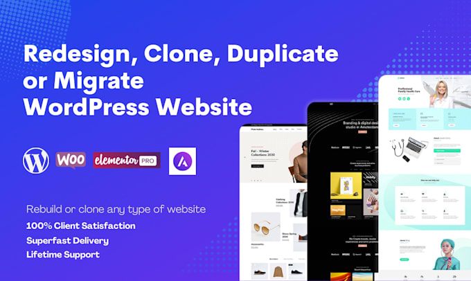 Redesign clone duplicate or migrate wordpress website by Arifrahmanns | Fiverr