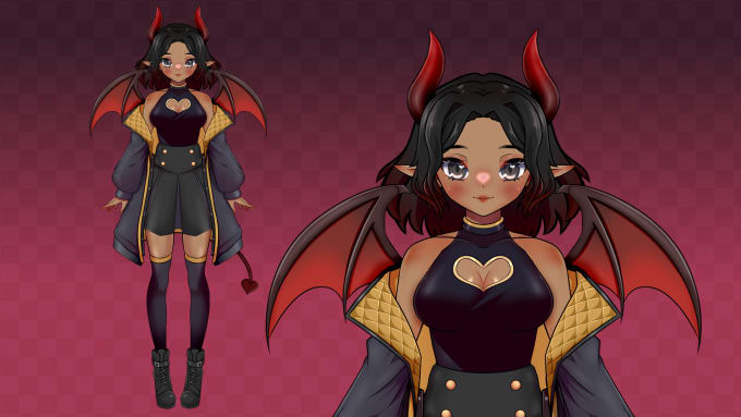 Design and rig your live 2d model by Phoeberot | Fiverr