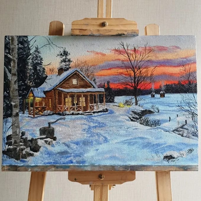 Hand painting arts on canvas original acrylic wall paintings by Beeha1 ...