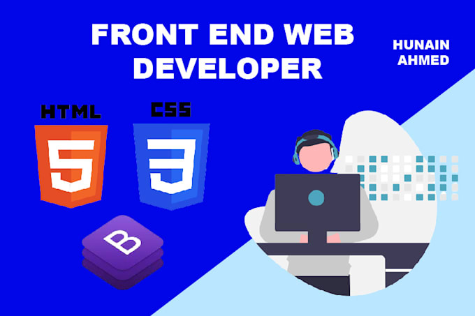 Be your frontend web developer by Aquahunain | Fiverr