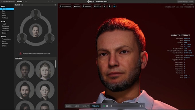 Design realistic metahuman character, 3d sculpturing and texturing by ...