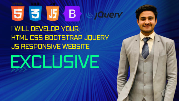 Develop html css bootstrap js responsive website by Awaisshafiq571 | Fiverr Develop html css bootstrap js responsive website by Awaisshafiq571 | Fiverr
