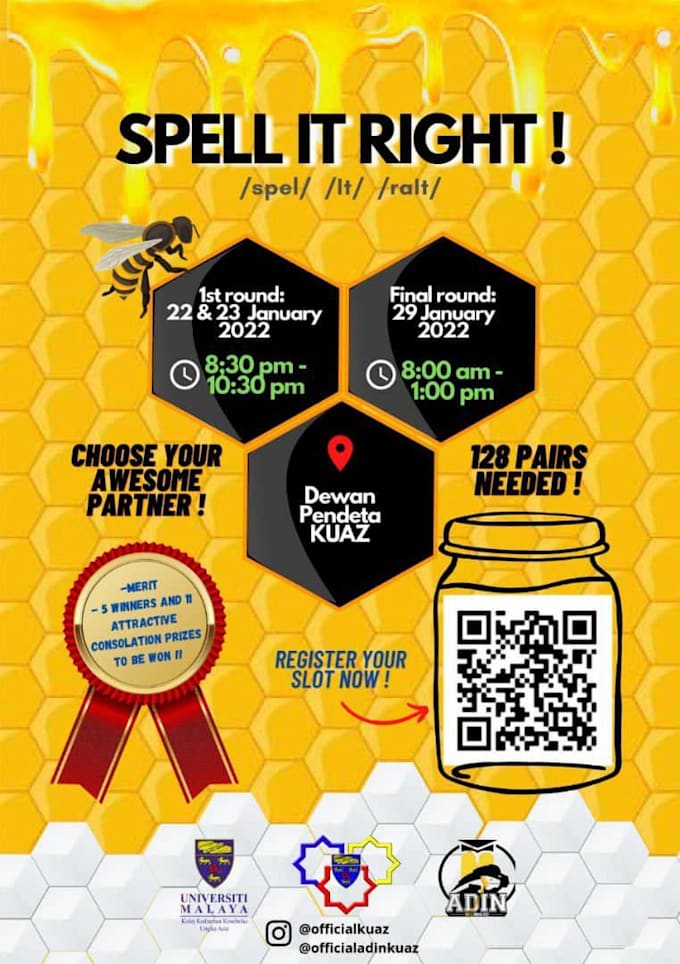 Create posters for your upcoming programs and events by Zhrnirfan | Fiverr