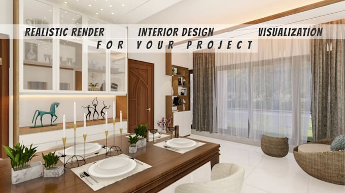 Do interior design and realistic render visualizations by Aliadpolok ...