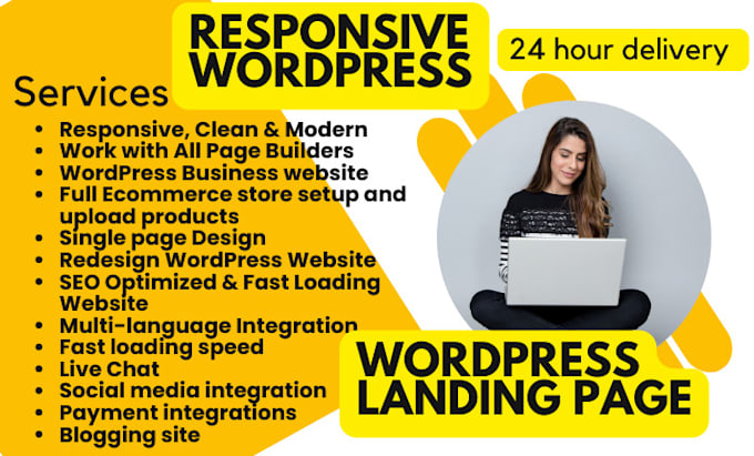 Create responsive website, wordpress design and redesign by Aqibaliofficial | Fiverr