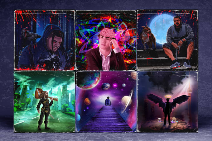 Draw fantasy, dark or evil nft art by Zalmiart | Fiverr