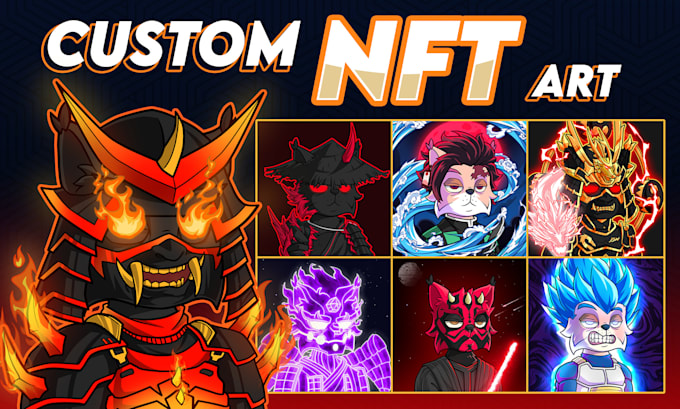 Design custom nft art collection by Kyvaaa | Fiverr