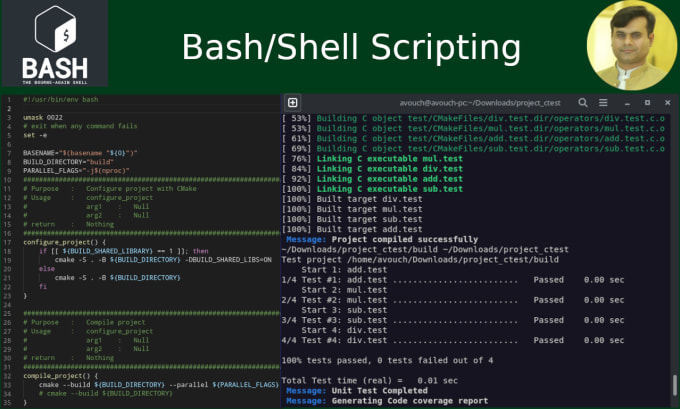 Develop bash shell scripts to automate tasks by Qurbanullah | Fiverr Develop bash shell scripts to automate tasks by Qurbanullah | Fiverr
