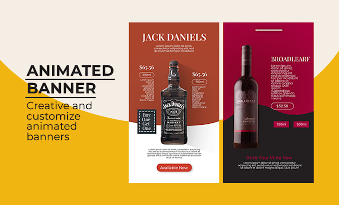 Design animated google display ads, gif banner ads, html5 banner by ...