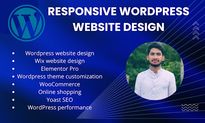 Create modern and responsive wordpress website within 24 hours by ...