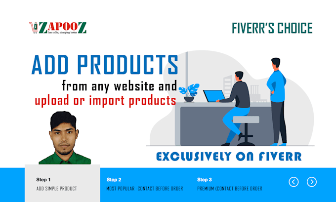 Add products from any website and upload or import products from excel, csv, xml by Zapooz | Fiverr