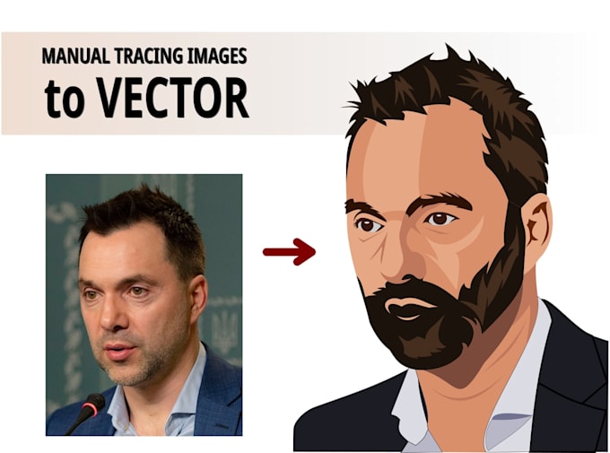 Redraw raster images to vector by Yannhound | Fiverr
