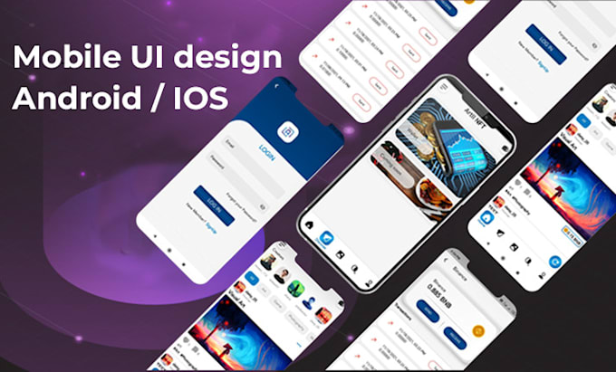 Do mobile app ui design for android and ios by Viralpresent | Fiverr