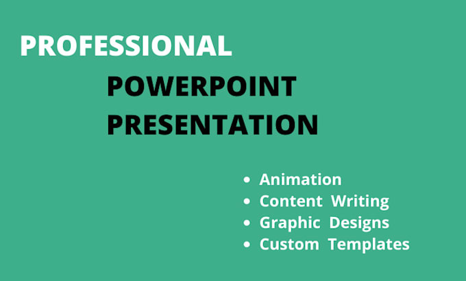 Create or edit professional powerpoint presentation in 24 hours by I ...