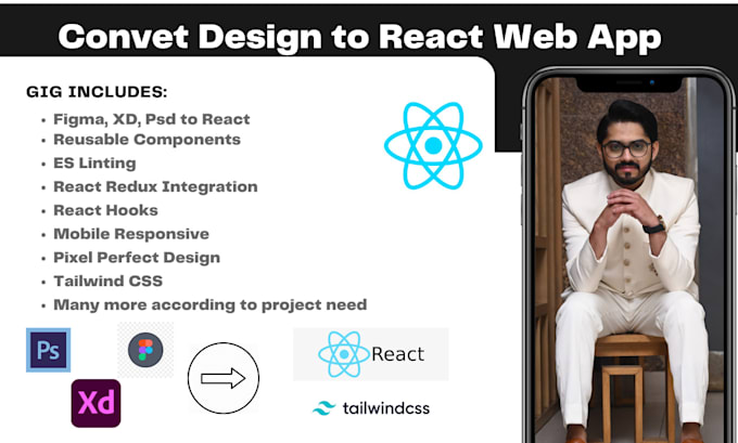 Convert figma and xd to vue3, reactjs, nextjs, typescript by Sulemananwar138 | Fiverr