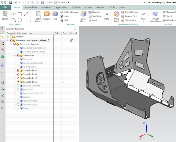 Do in nx siemens software 3d modeling of parts, assemblies and 2d ...