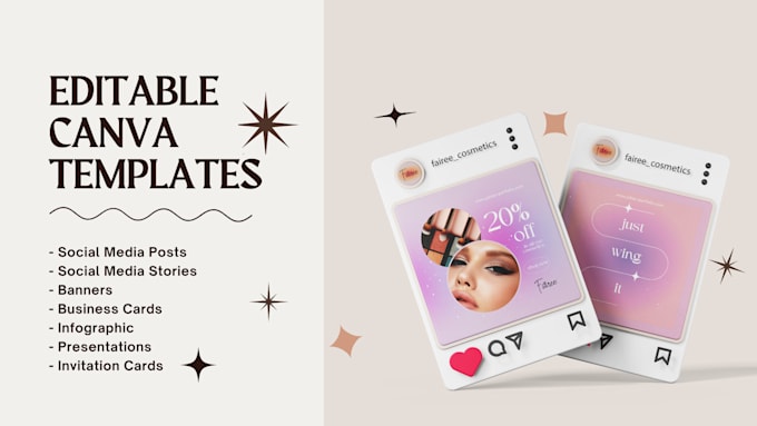 Create editable canva templates by Juliayng | Fiverr