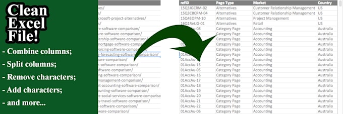 Clean your excel file by Bogignat | Fiverr
