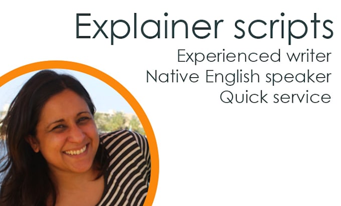 Write your 30, 60 or 90 second explainer script in english by Sukhih ...