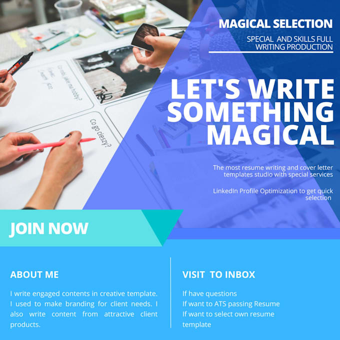 Write magical resume or cover letter for graduated or job seeker by ...
