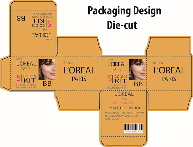 Create packaging design, die cut, label design by Amreen_akhter | Fiverr
